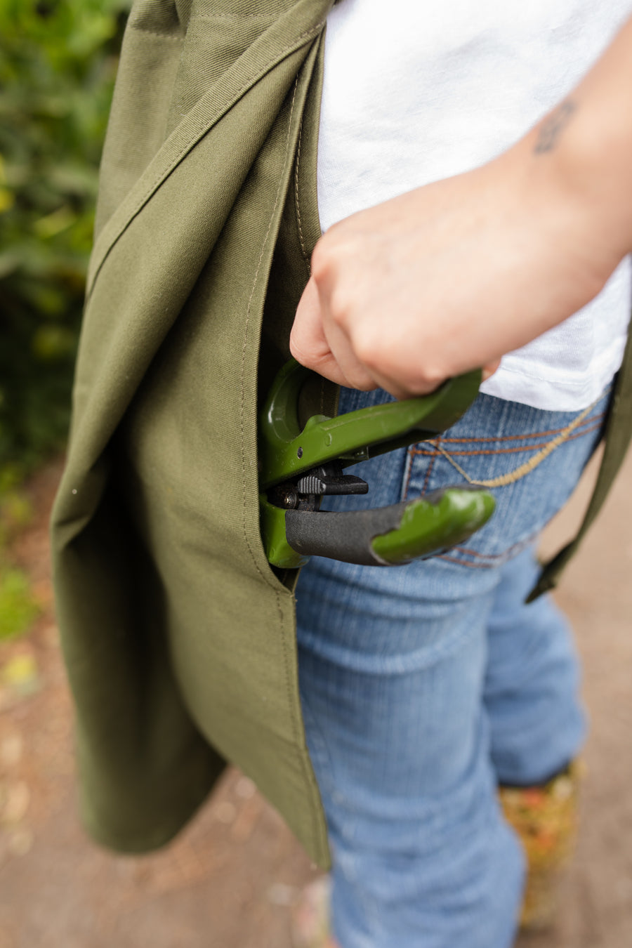 Jardin Gathering Apron | Moss – Aplat